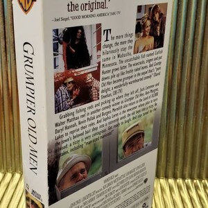 Vintage Grumpier Old Men VHS Collector Videocassette Like New - Etsy