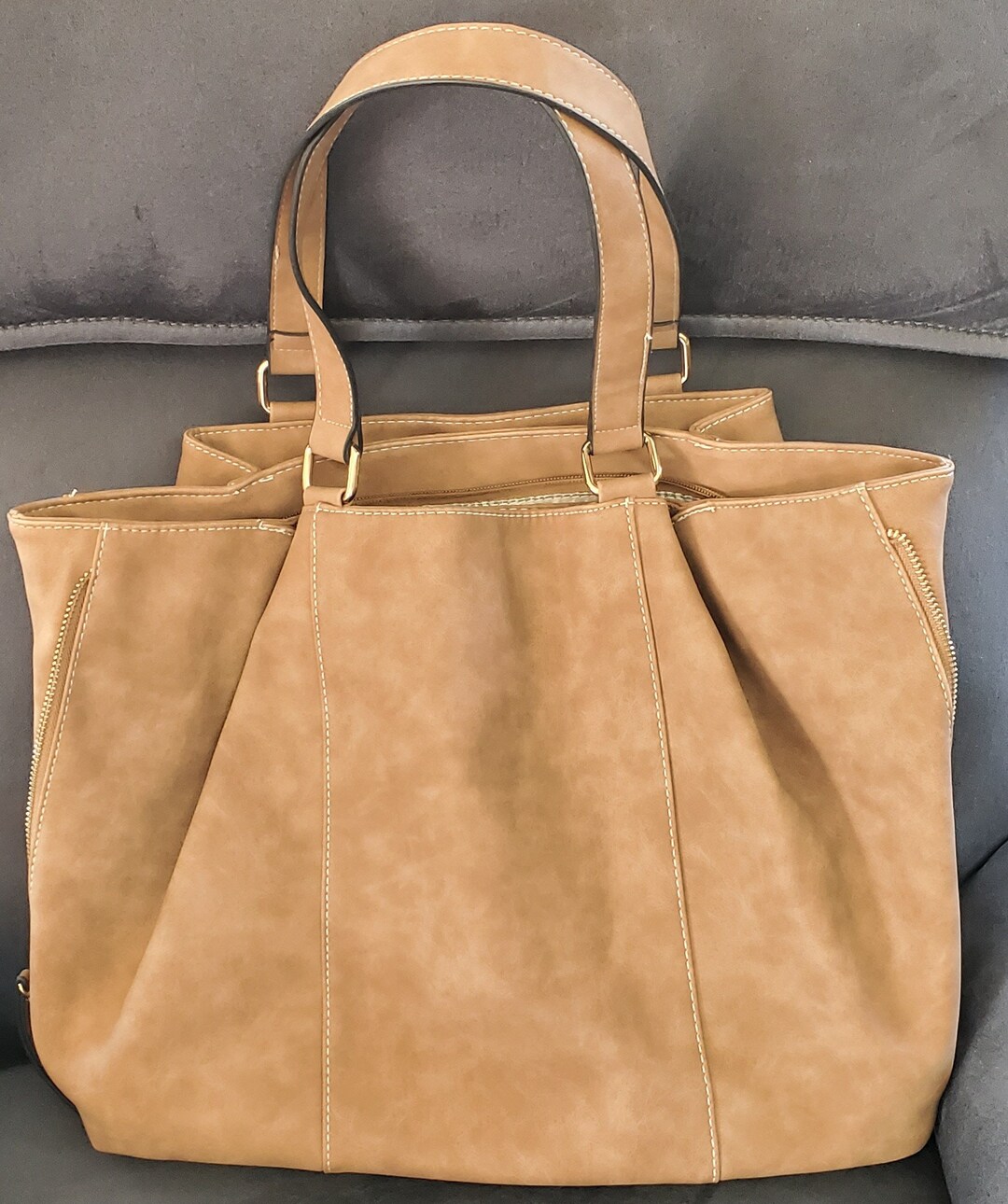 Tote Purse Violet Ray Triple Entry Fawn NEW - Etsy