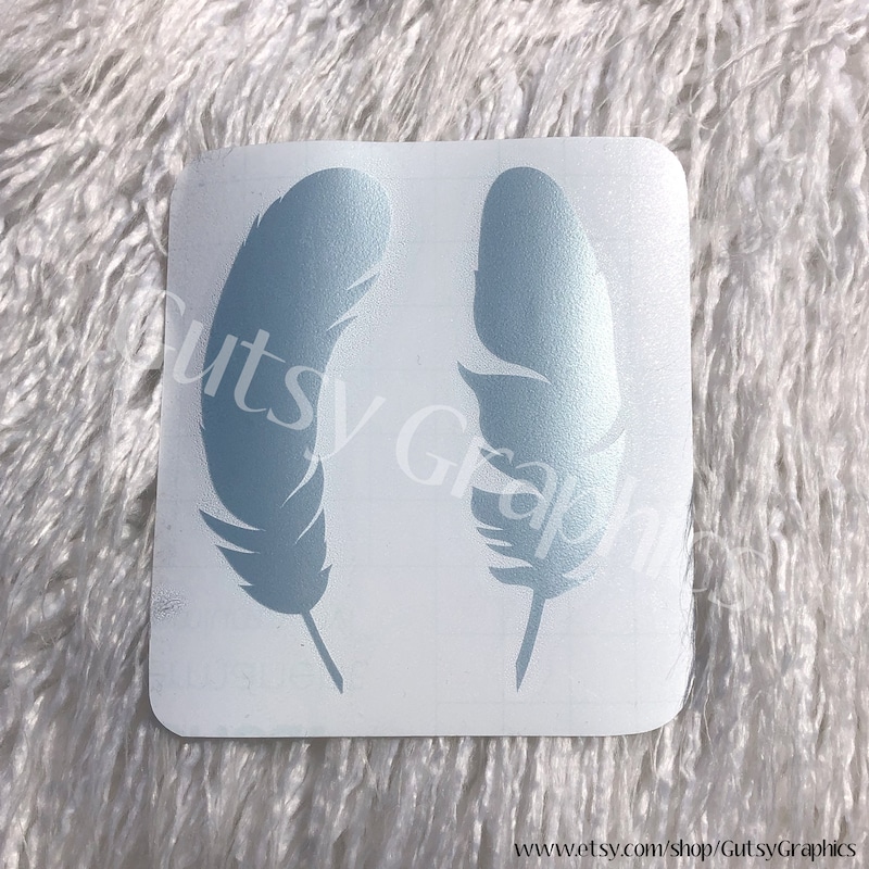 Feather Decal - Etsy