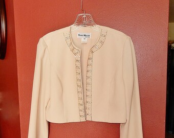 White Evening Jacket - Etsy