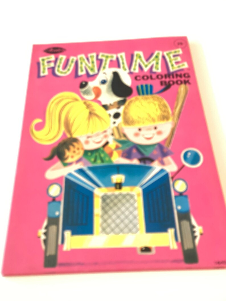 Funtime Coloring Book - Avalon 1970 - Etsy