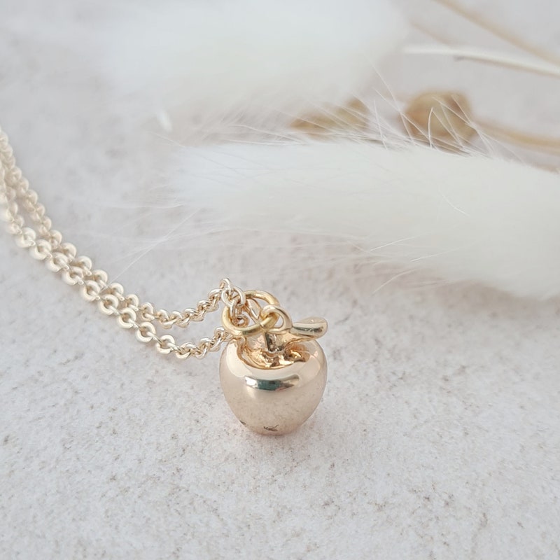 Apple Necklace - Etsy