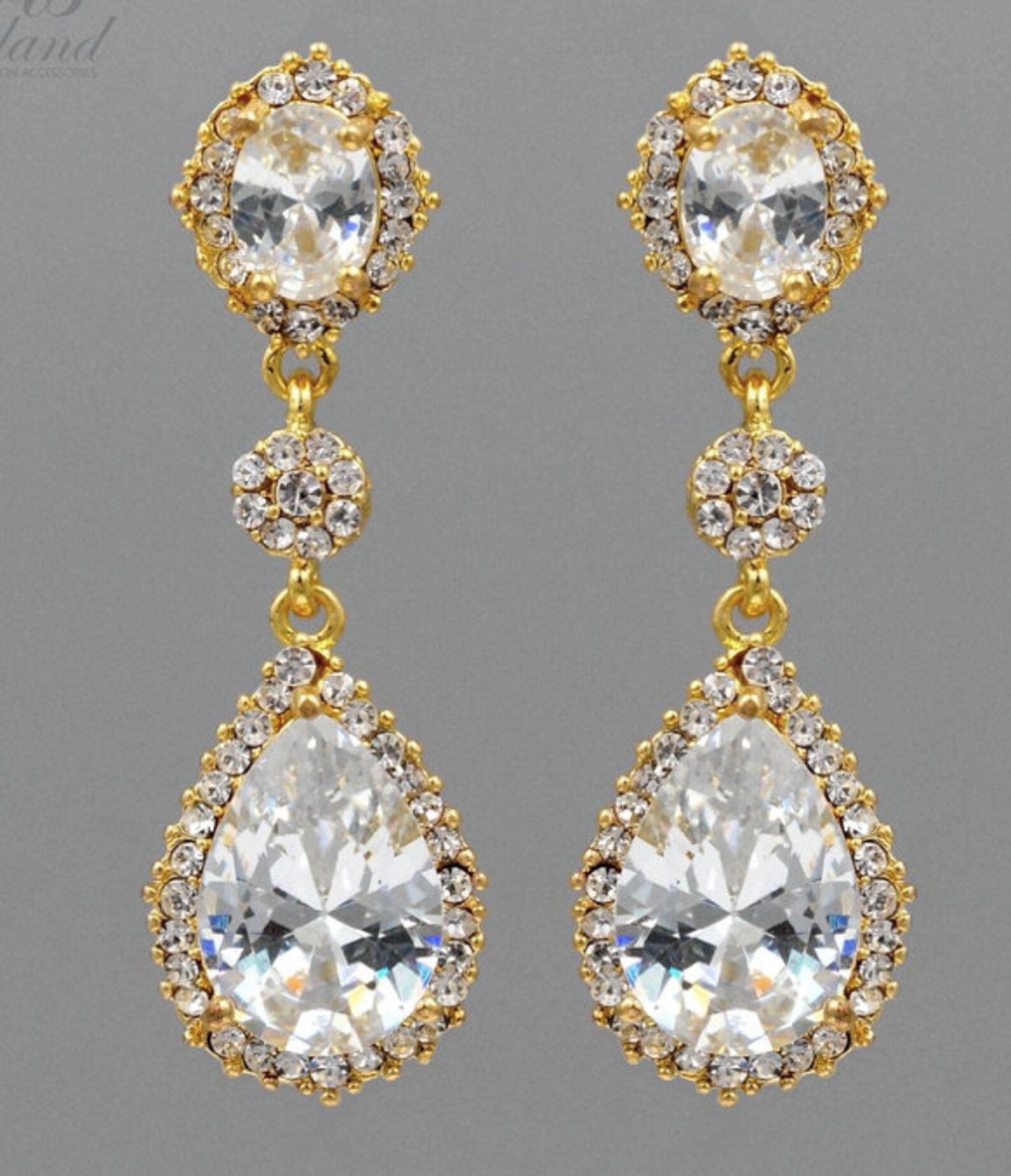 18K Gold Plated Wedding Gauges Plugs Earrings 8g 3mm 6g 4mm 4g - Etsy
