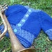 PDF Knitting Pattern-- My Little Boy Blue Cardi - Etsy