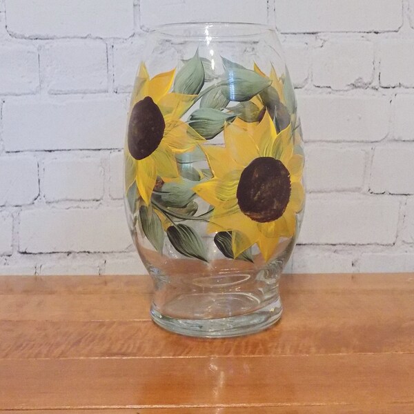 Sunflower Vase - Etsy