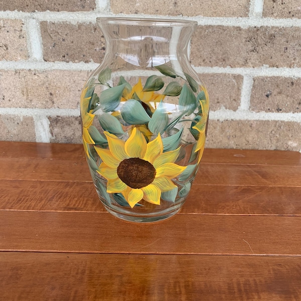 Sunflower Vase - Etsy