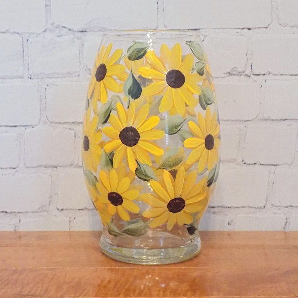 Sunflower Vase - Etsy