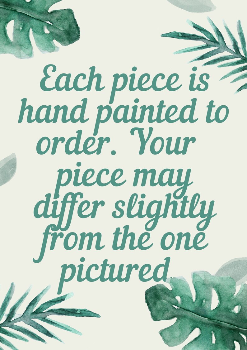 Hand Painted Daisy Vase Floral Table Decor Summer Floral | Etsy