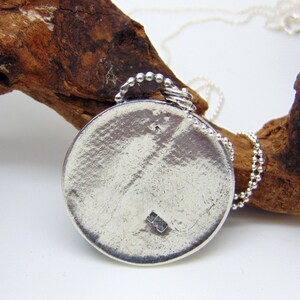 Sterling Silver Garnet Pendant January Birthstone Silver - Etsy