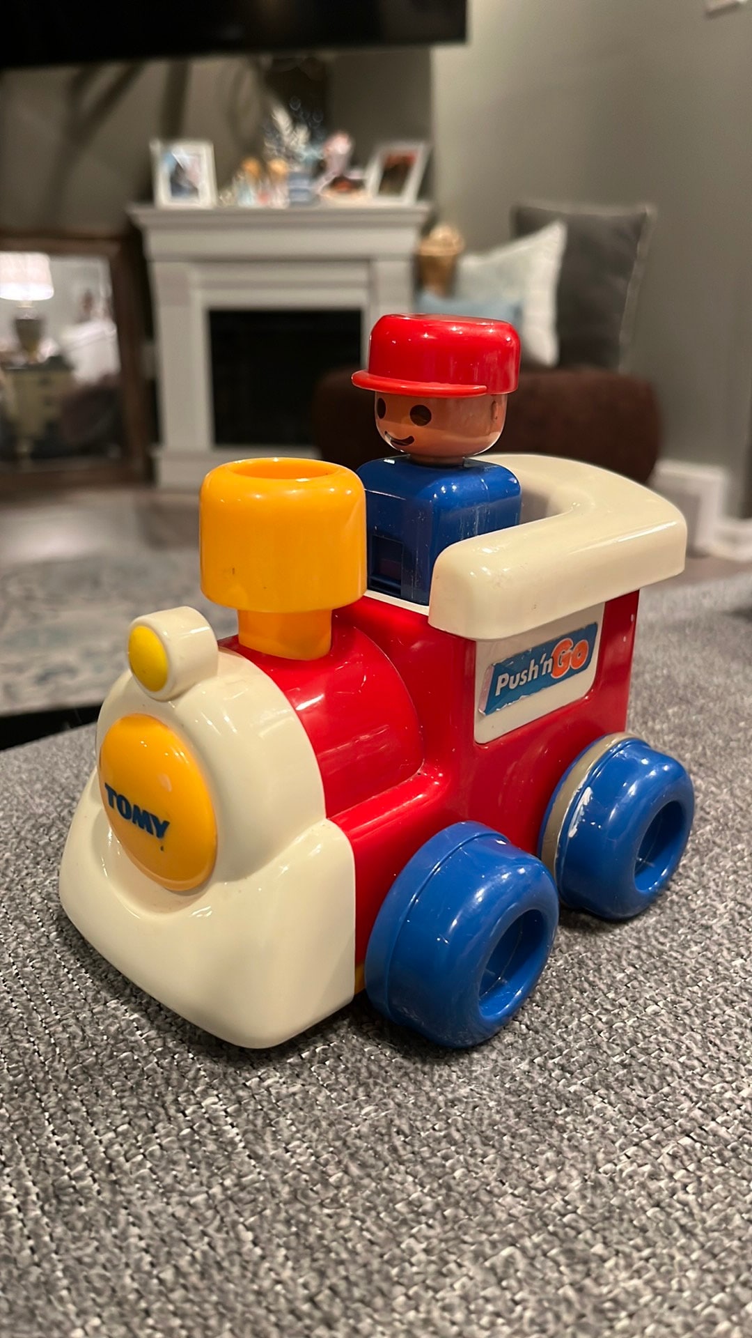 Vintage Train Car Engine 1991 TOMY Push N' Go Toy 90s Toy RARE - Etsy
