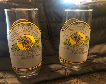 Lemonade Glasses - Etsy