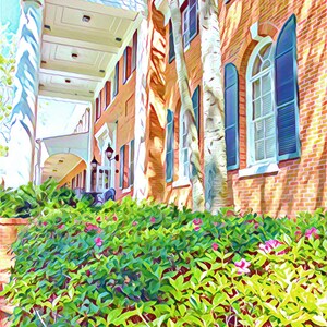 Stetson University Campus Fountain Elizabeth Hall Deland FL Southern ...