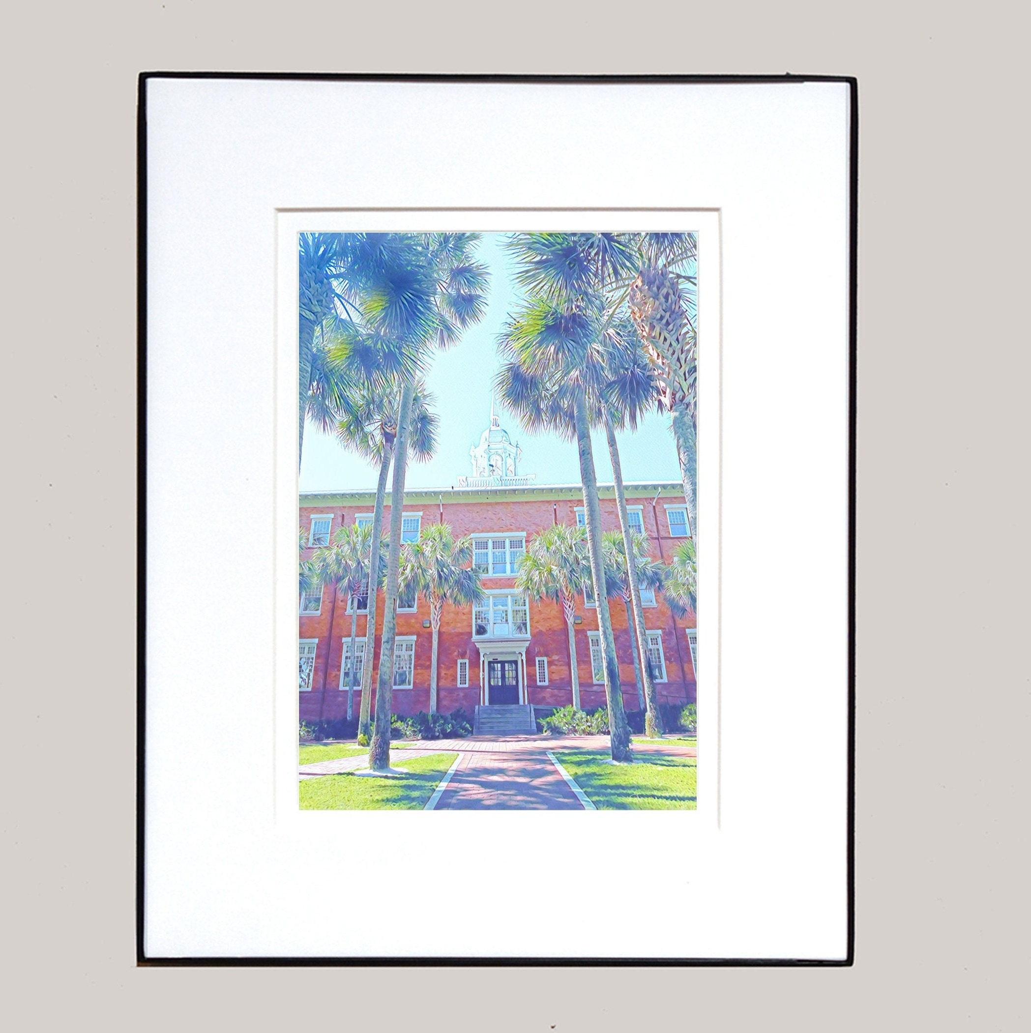 Stetson University Campus Fountain Elizabeth Hall Deland FL - Etsy