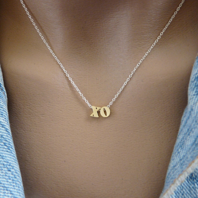 Xo Necklace - Etsy