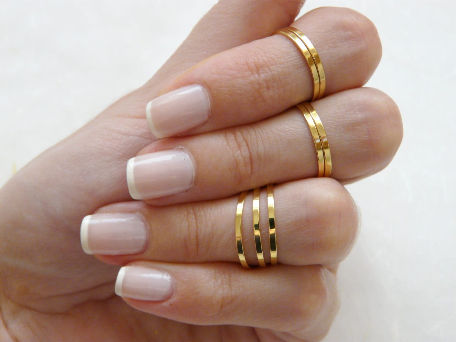 Knuckle Rings Stacking Rings Silver Knuckle Ring Fashion - Etsy