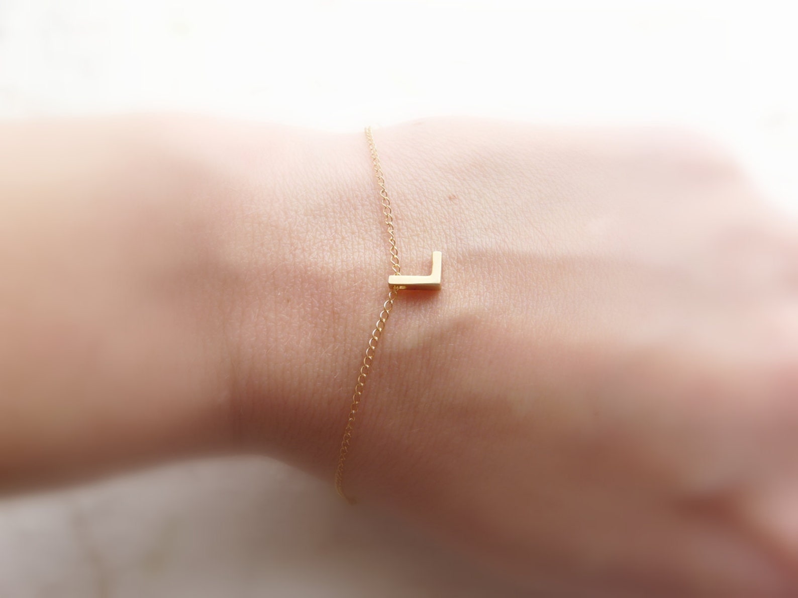 Initial Bracelet Letter Bracelet Personalized Bracelet - Etsy