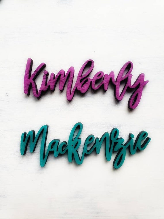 Paper, Party & Kids Kids' Crafts Personalized wood name letters RETRO ...