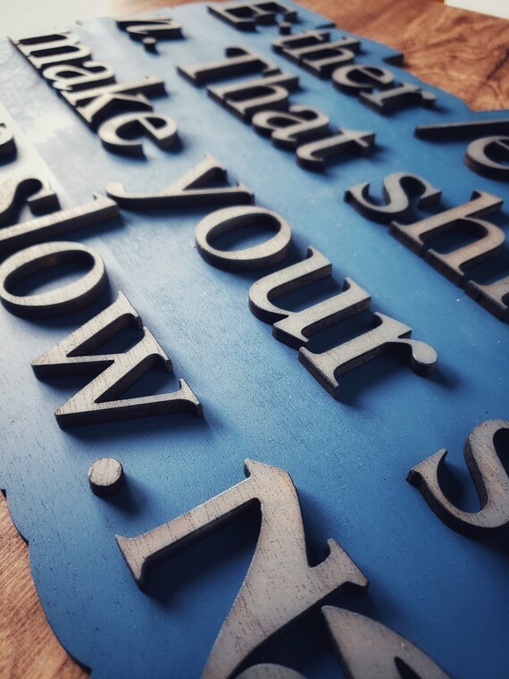 Paper, Party & Kids Kids' Crafts Personalized wood name letters RETRO ...