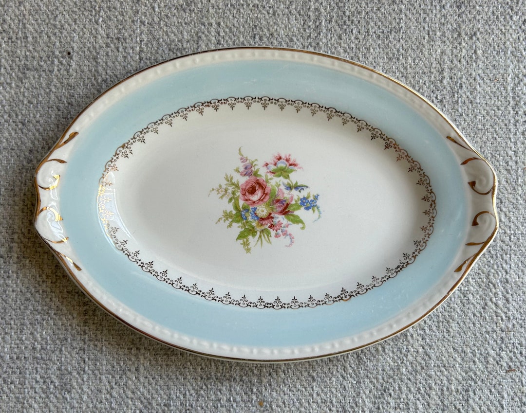 Homer Laughlin Small Serving Platter, Chateau Porcelain China, Oval ...