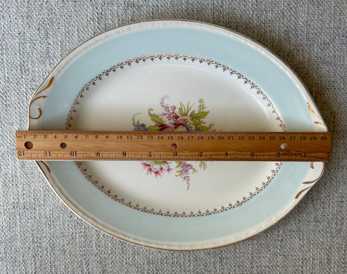 Large Chateau Homer Laughlin Serving Platter, Porcelain China, Oval ...