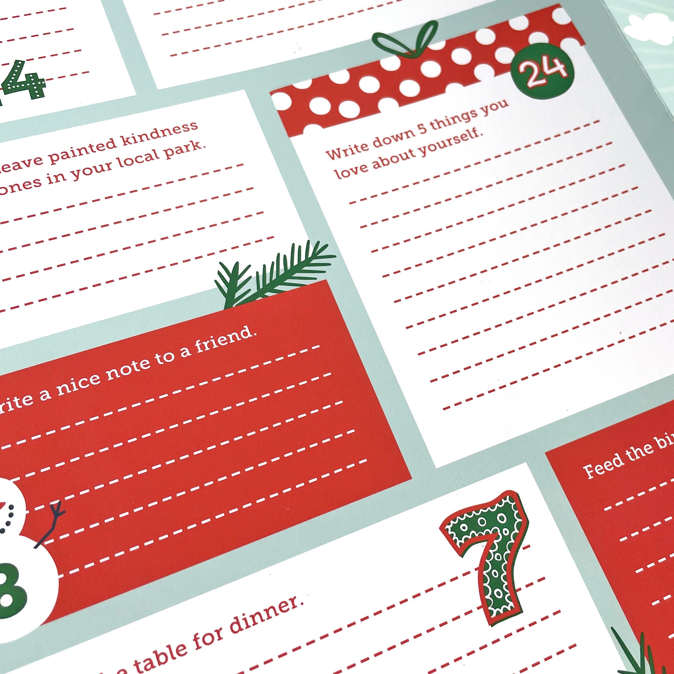 Kindness Advent Calendar for Kids - Etsy UK