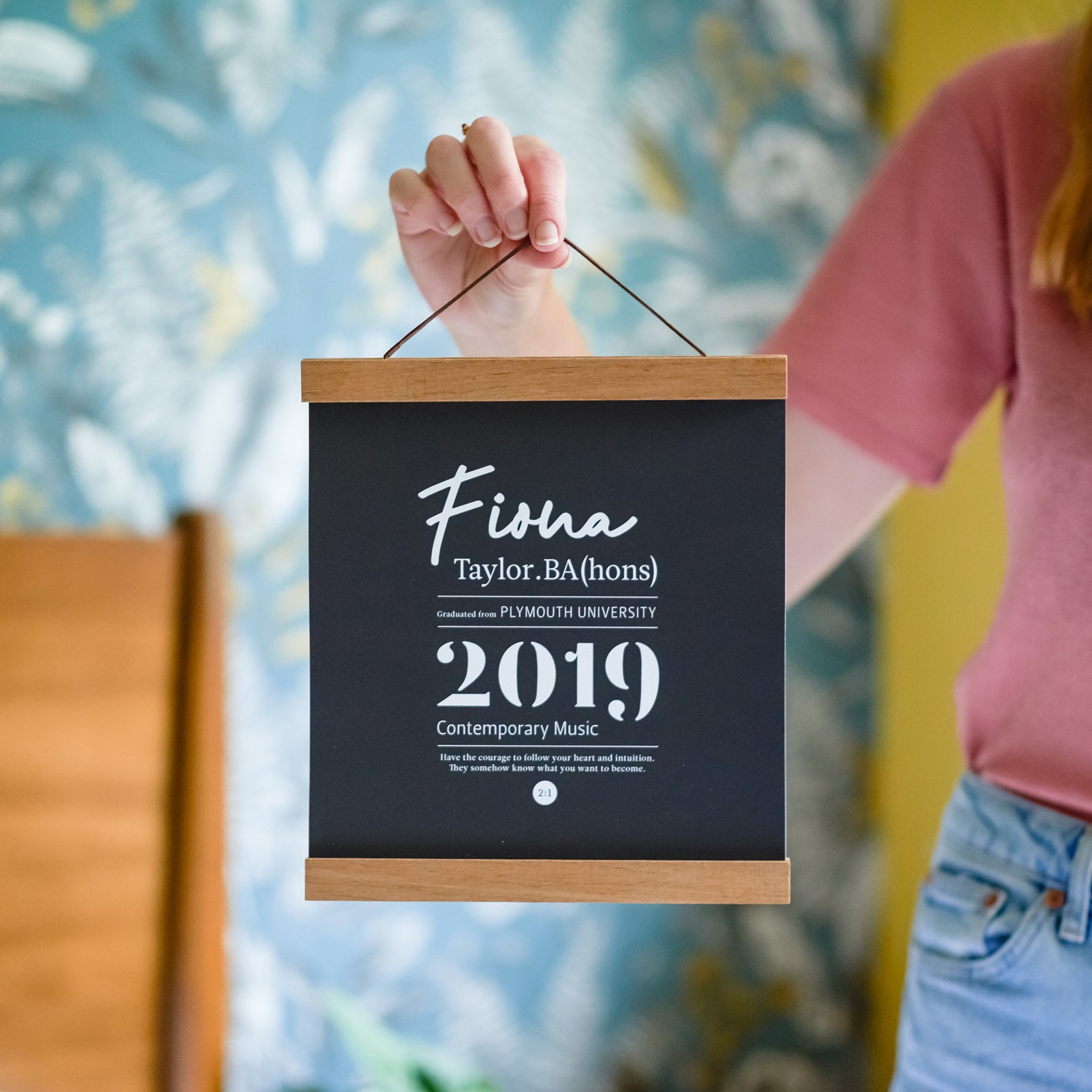 Personalised Graduation Gift Typography Print - Etsy