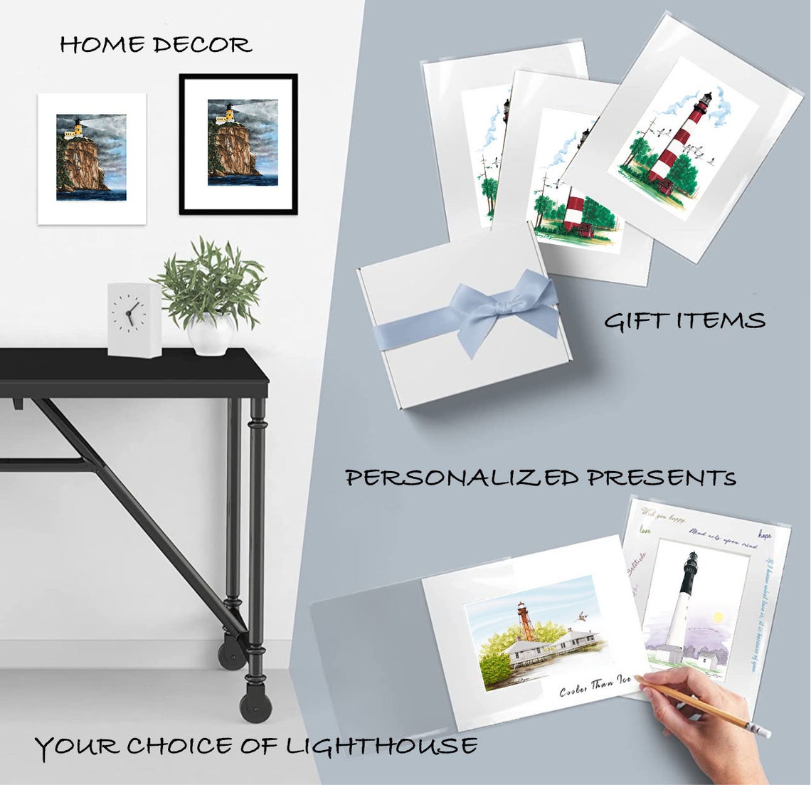 Fire Island Art Print for Wall Decor for Lighthouse Lover of Fire ...