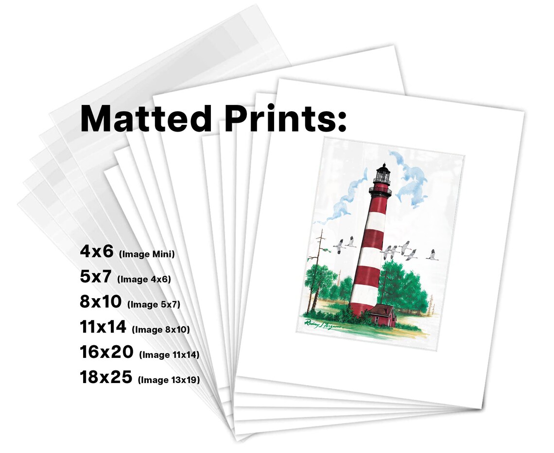Assateague Lighthouse Art Print for Wall Decor Interior Design for ...