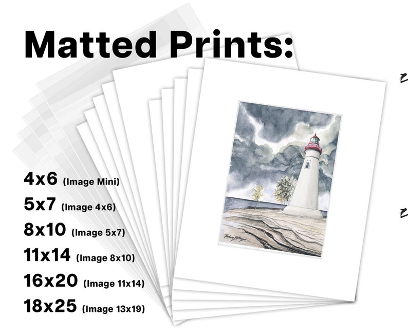 Marblehead Art Print of Ohio Lighthouse Gift for Wall Decor of ...