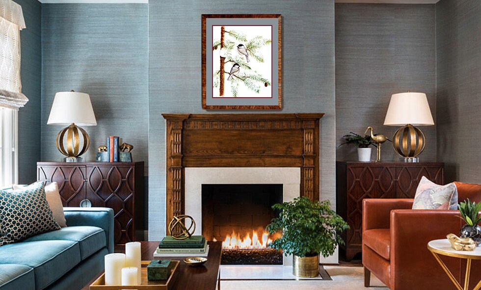 Peregrine Falcon Art Print Audubon Gift Set for Mom of Unique ...