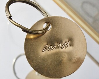 Badass keychain | Etsy