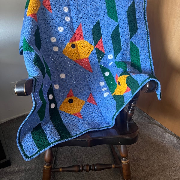 Crochet Fish Afghan Patterns - Etsy