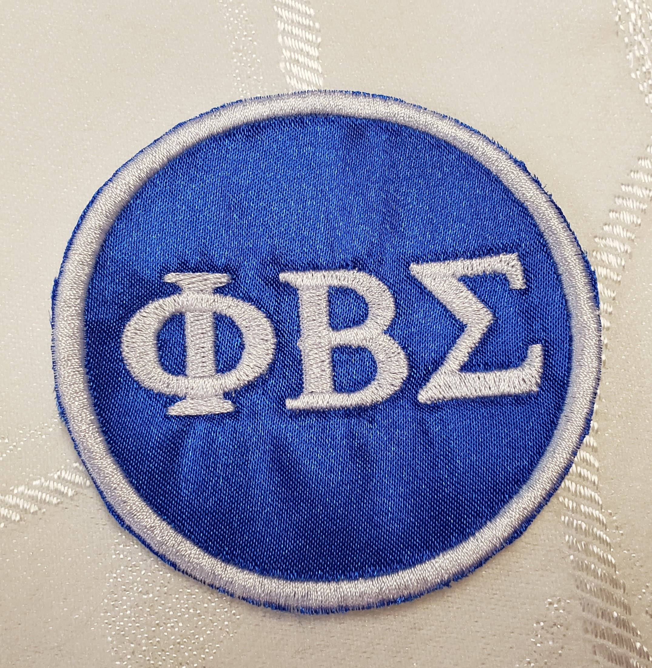Zeta Phi Beta/ Phi Beta Sigma/Sigma Gamma Rho 3 round Embroidered Greek ...