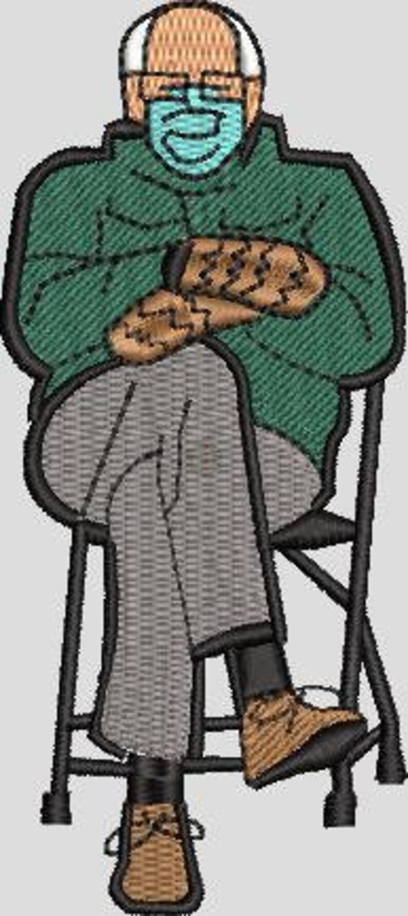 Bernie Sanders Meme Machine Embroidery File/dst | Etsy