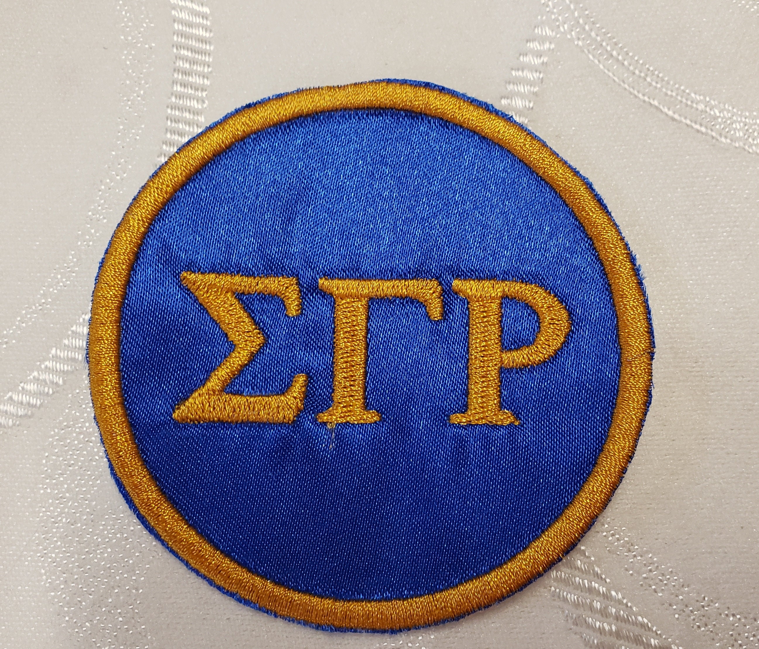 Zeta Phi Beta/ Phi Beta Sigma/Sigma Gamma Rho 3 round Embroidered Greek ...