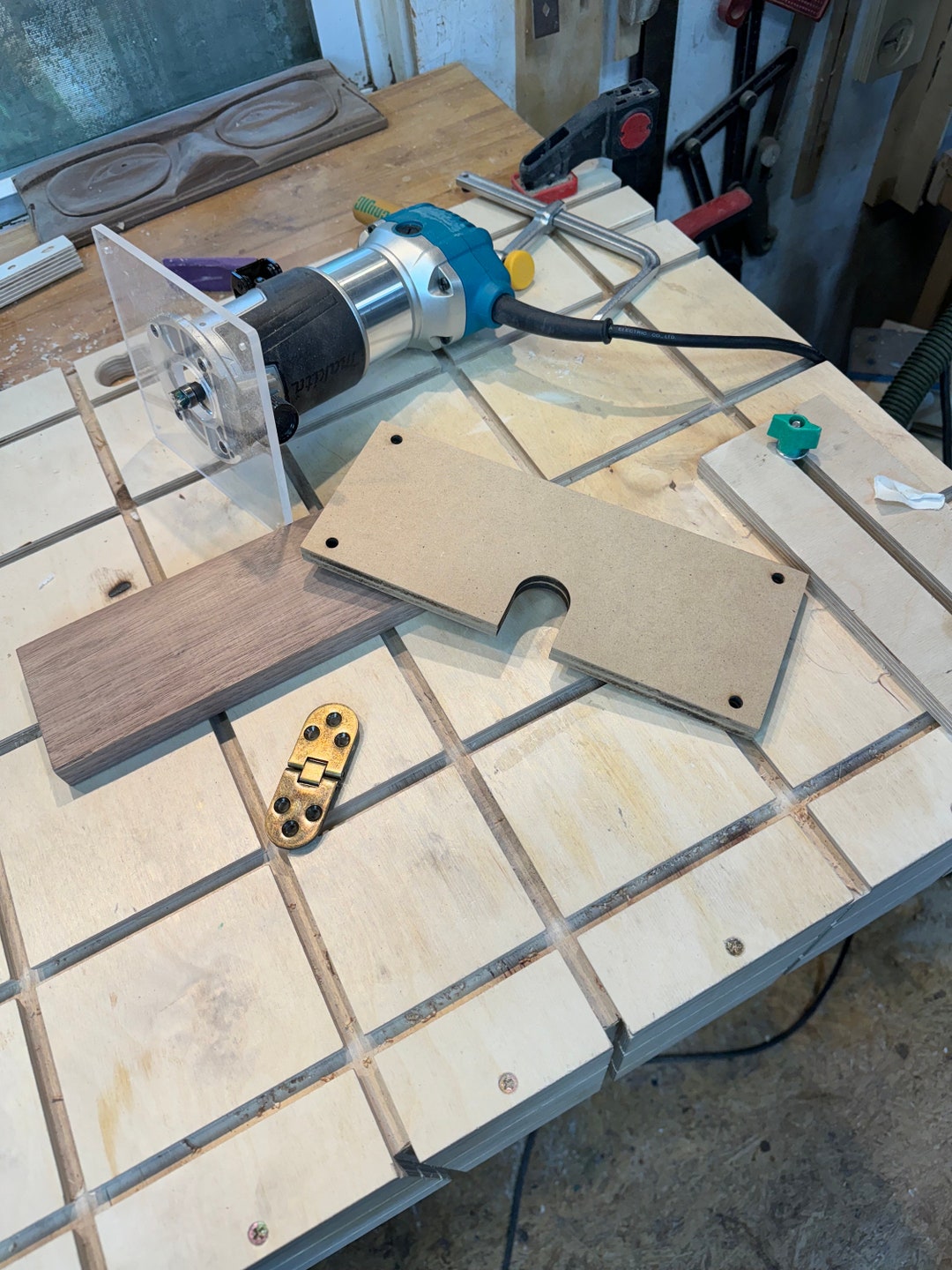 180 Degree Butler Hinge Router Template - Etsy