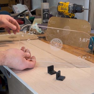 Corner Rounding Template With Multiple Curves for Routers - Etsy