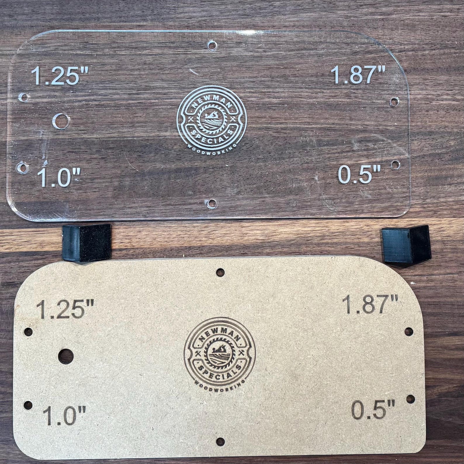 Combo Pack - Cornhole Board Hole Template and Multi-radius Corner ...