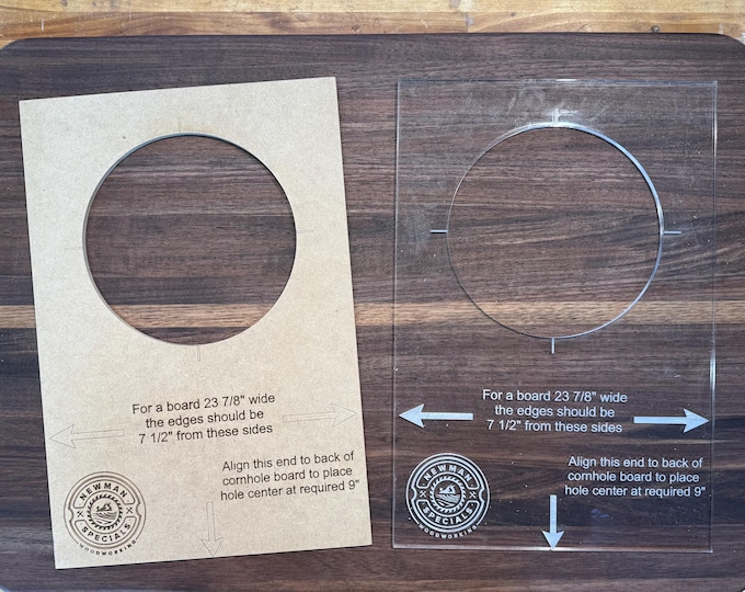 Regulation Cornhole 6" Hole Template - 9x12" to Center - Etsy