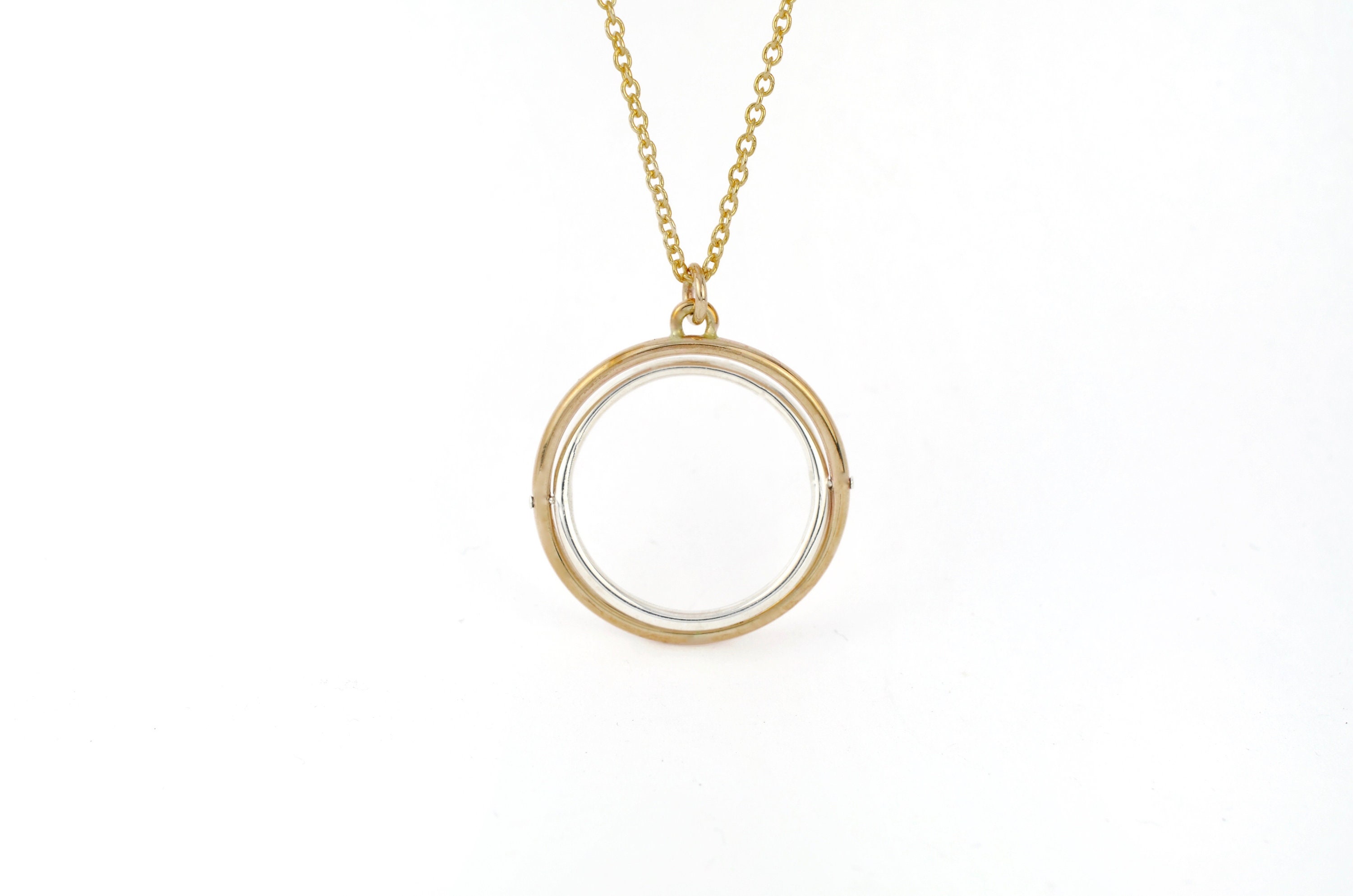 Fidget Spinner Kinetic Circle Necklace Spinning Sensory | Etsy