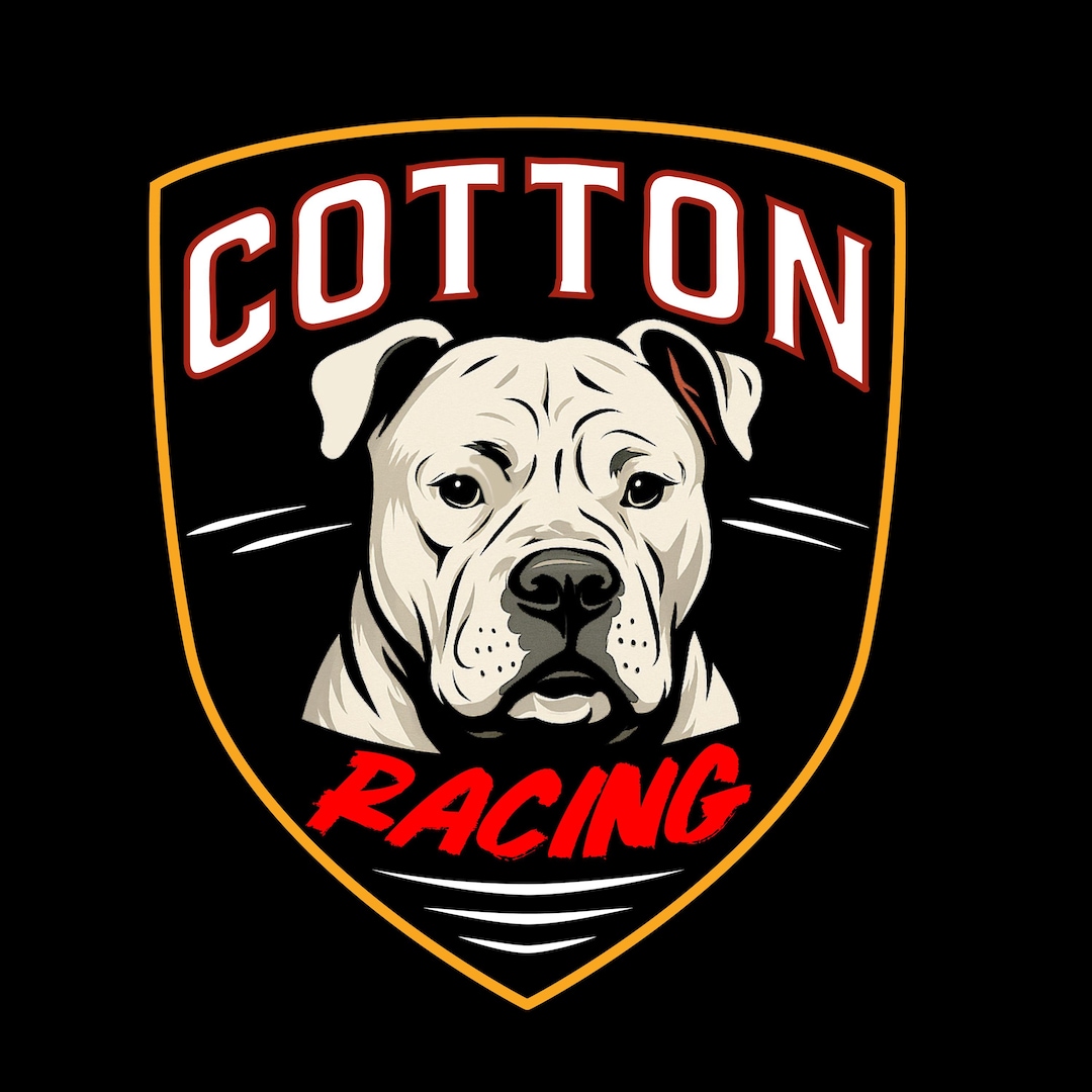 Cotton Racing Sticker - Bully Breed Bulldog American Bully Hot Rod ...