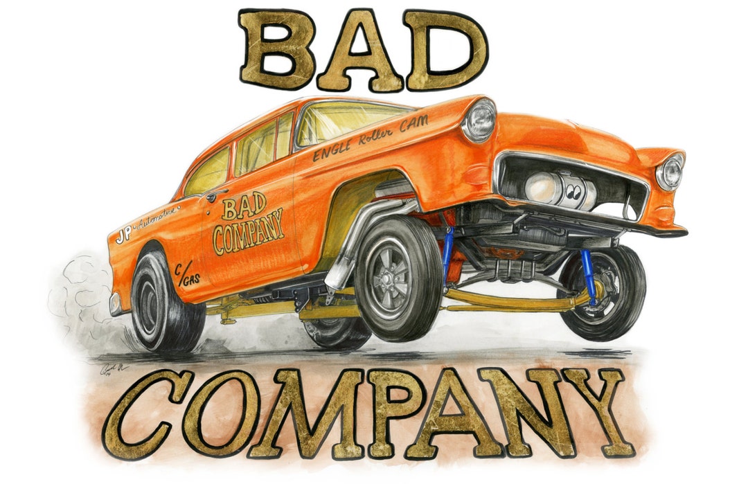 Bad Company Vintage Gasser Poster - Etsy