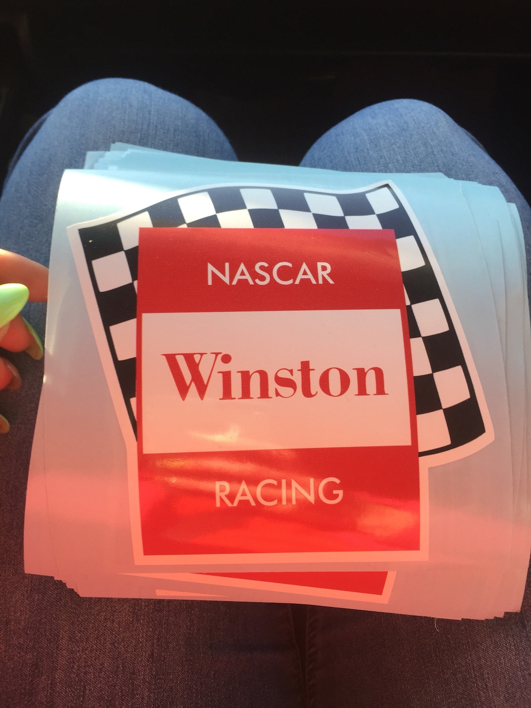 Winston Cigarettes Racing Vintage Sticker- Hot Rod, Custom Shop ...