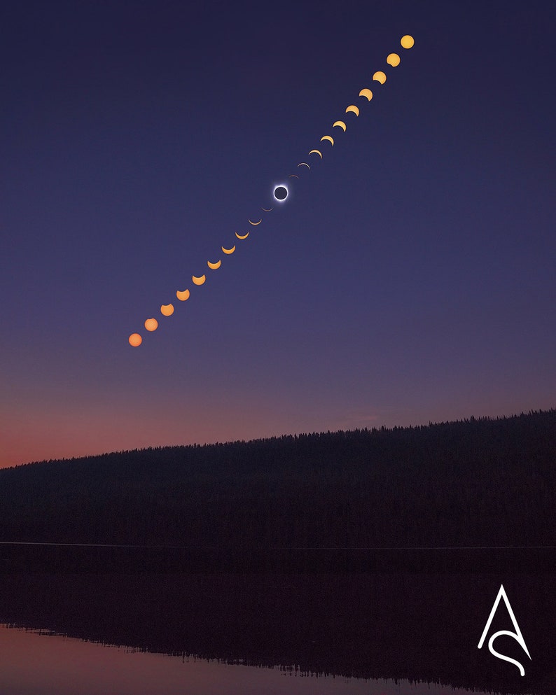 08/21/2017 Total Solar Eclipse | Night Sky Lovers | Space Gift ...