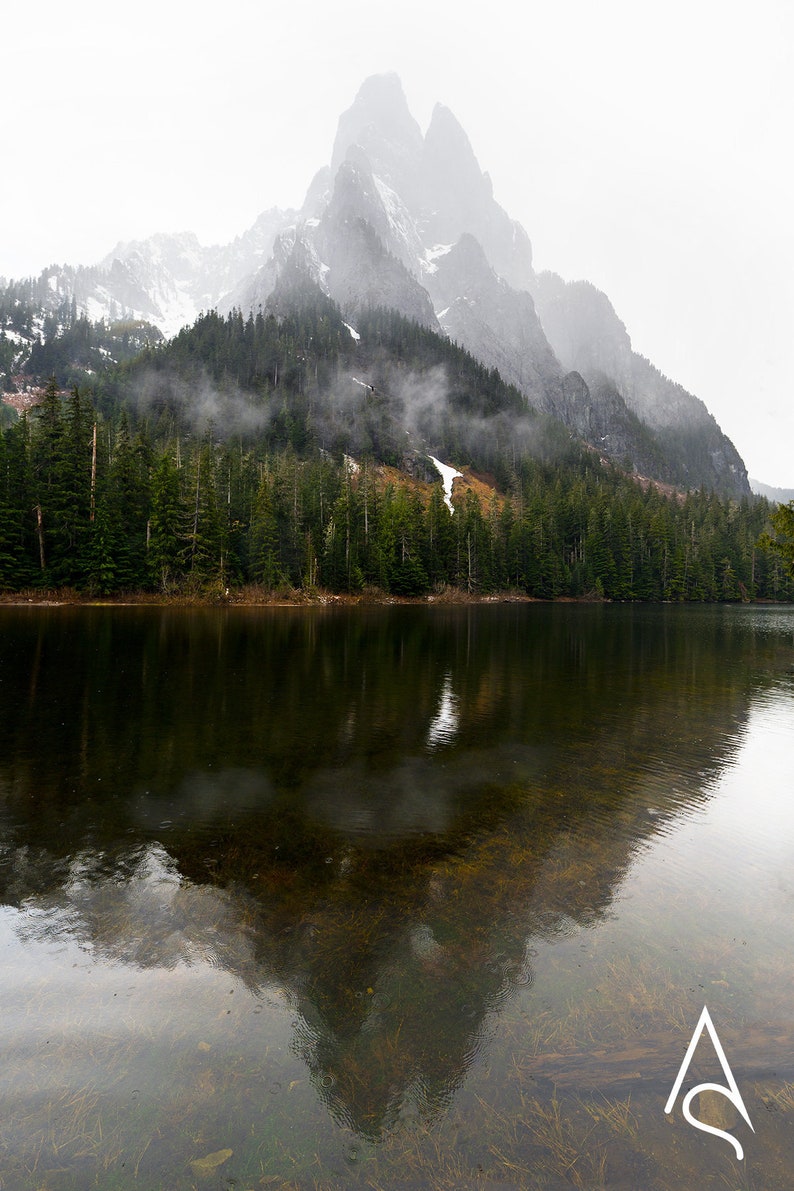 Pacific Northwest Mountains | PNW Cascades Park Art | National Park ...