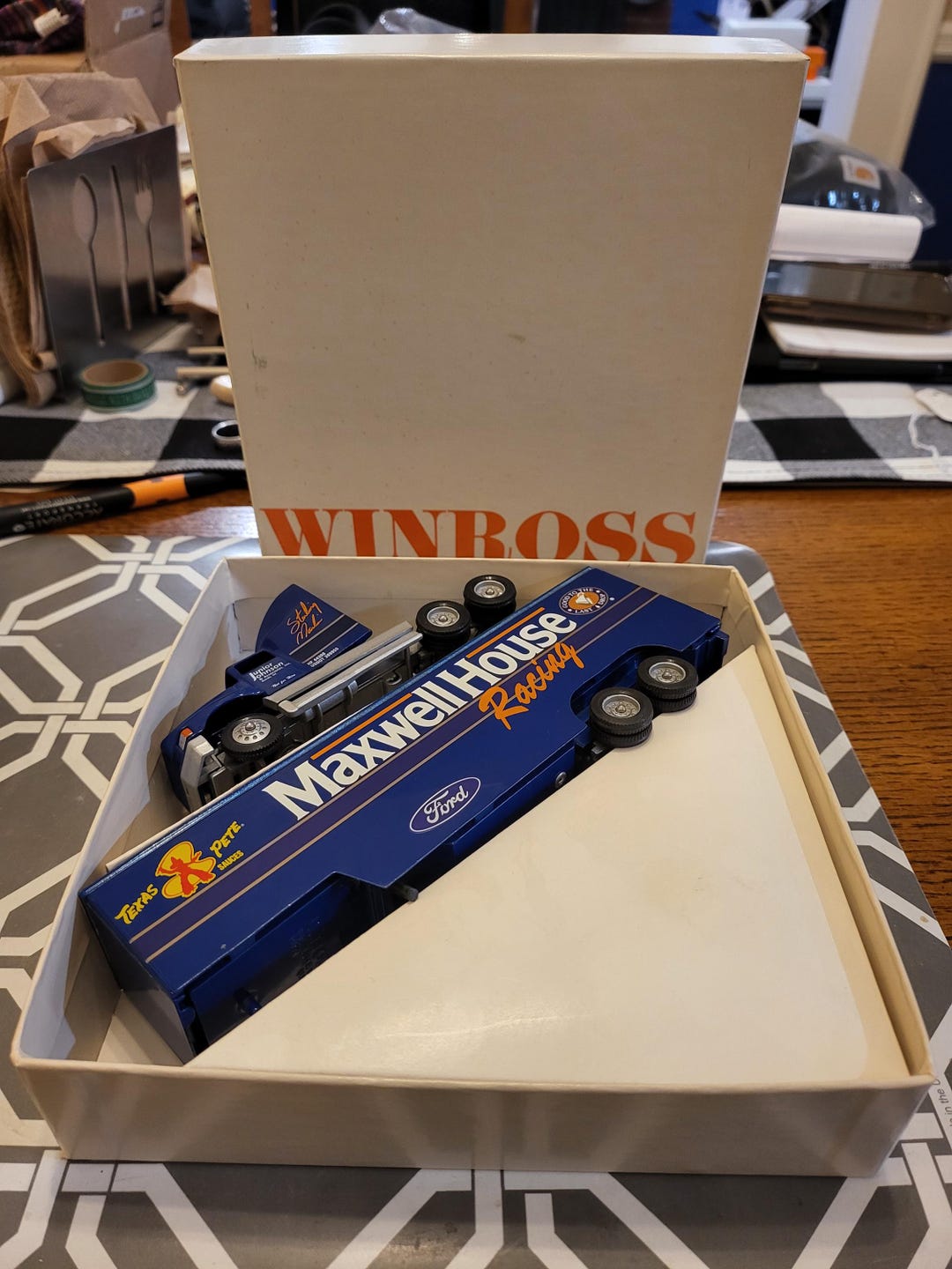 Winross 1992 Maxwell House Racing Ford Aeromax Racing Transporter - Etsy