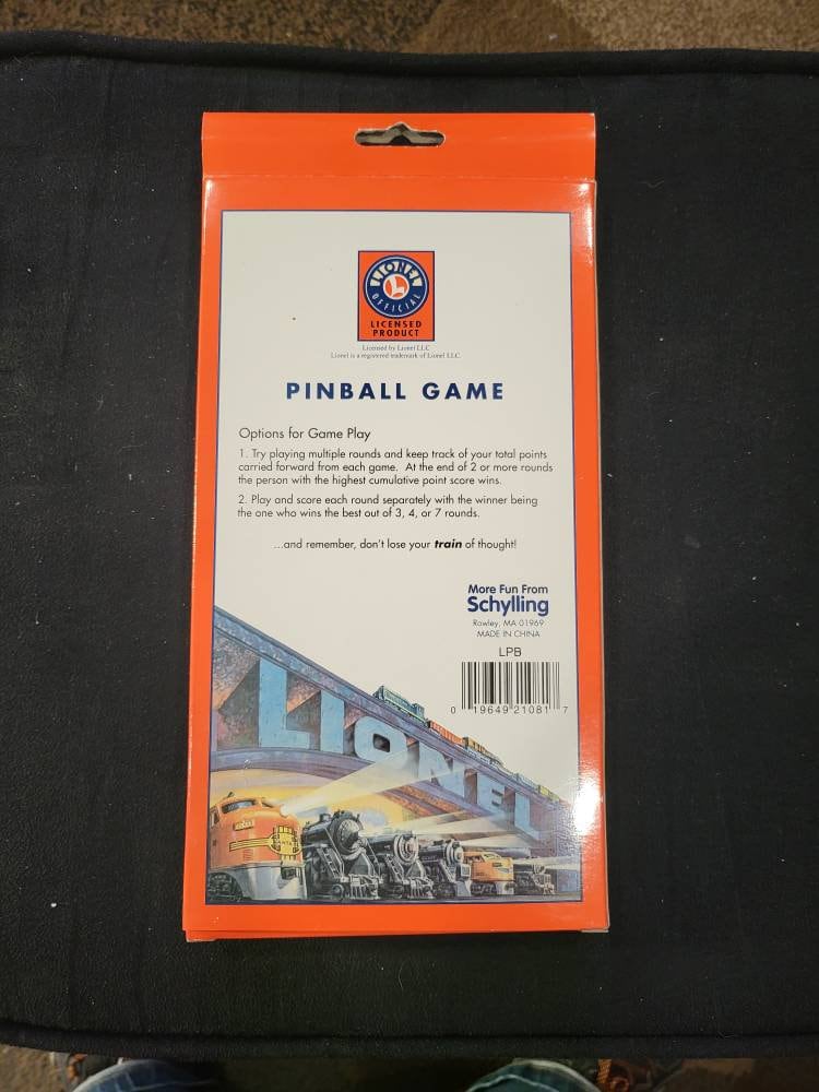 Schylling Lionel Trains Mini Pinball Game - Etsy