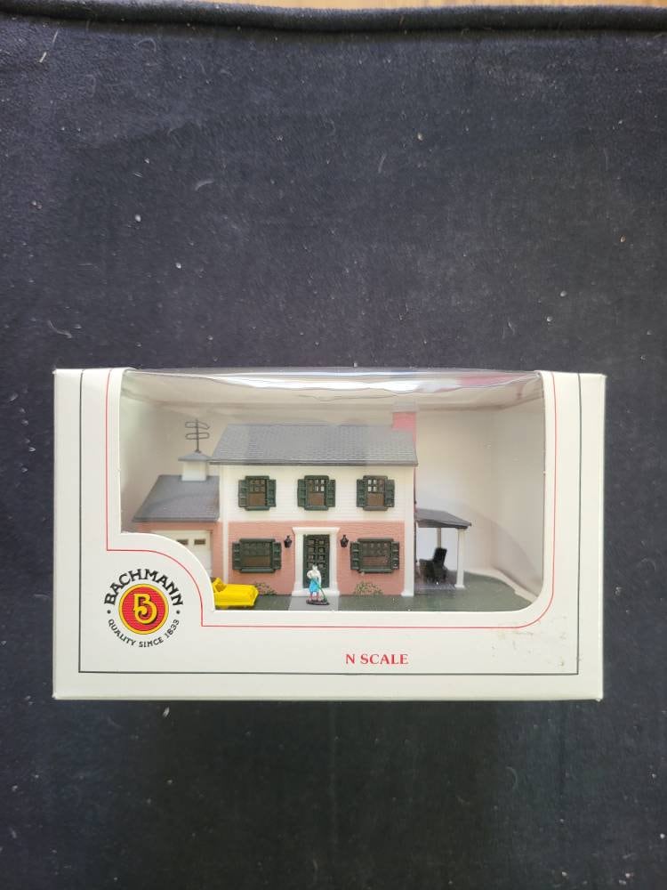 Bachmann N Scale Two Story House Prebuilt Building - Etsy