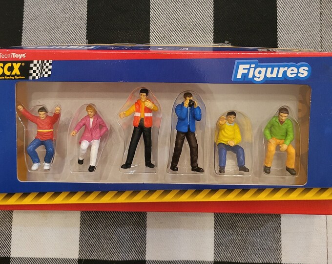 Scx 1 32 Scale Racing Grandstand Figure Set Etsy