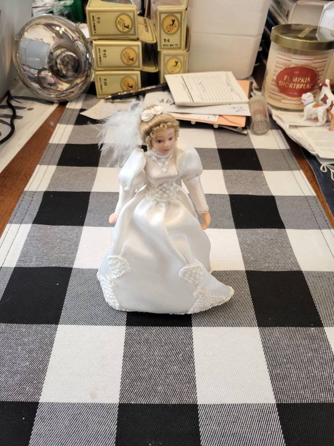 Townsquare Miniatures 1/12 Scale Veronica Porcelain Dollhouse Doll - Etsy